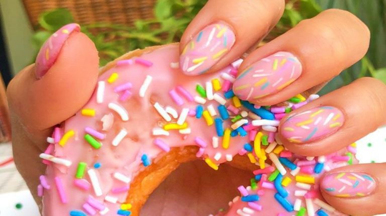 Satisfy Your Sweet Tooth With These 13 Cute Donut Nails